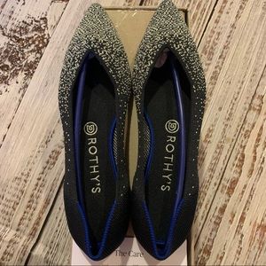 Rothy's | Shoes | Rare New In Box Rothys Slate Metallic Point | Poshmark